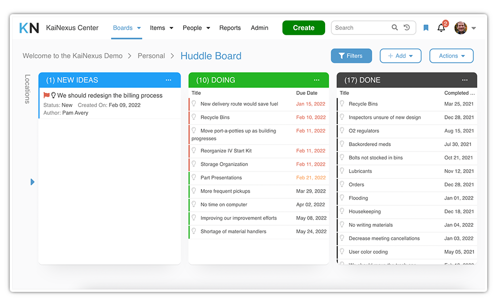 Huddle Board Examples To Encourage Collaboration Lean Office 